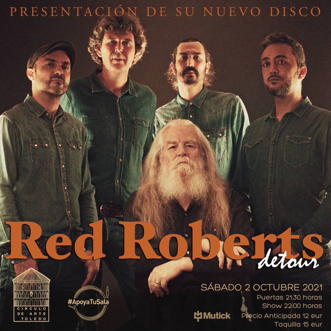 El artista americano Red Roberts se rodea de músicos toledanos en su ...
