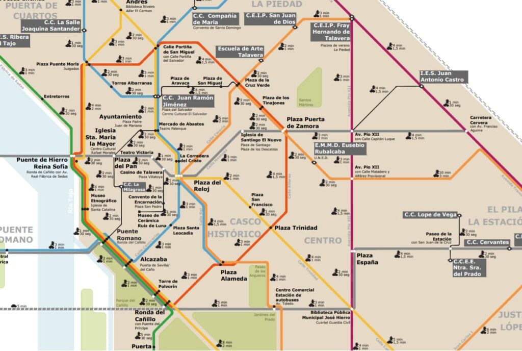 'Metrominuto', los mapas que quieren promover la movilidad sostenible a ...