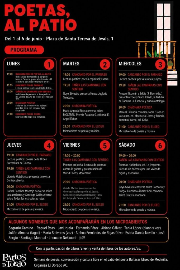 Poetas, al patio - Noticias Toledo y Provincia | Toledodiario